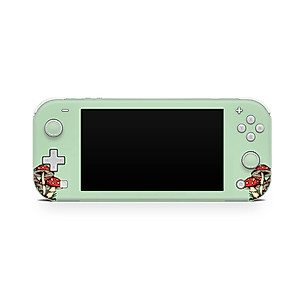 Tacky Design Mushroom Decal Skin Compatible with Nintendo Switch Lite Skin Wrap, Kawaii Skin for Nintendo Switch Lite Cover, Premium Vinyl 3M Full Wrap Decal.