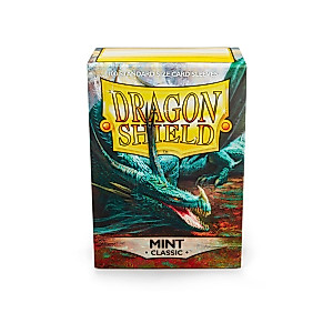 Dragon Shield Classic Mint Standard Size 100 ct Card Sleeves Individual Pack