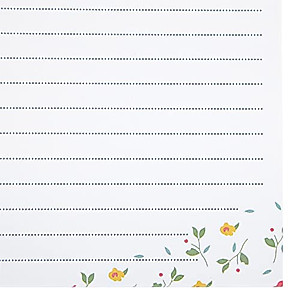 Juvale 6 Pack Floral Magnetic Notepads for Refrigerator, Grocery List, To Do List, with Ribbon Bows, 60 Sheets Each (4 x 8 In)