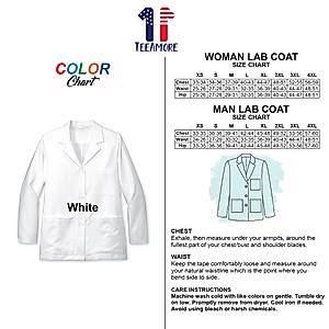 Custom Women Scrub Lab Coats Embroidered Medical Laboratory Coat for Women 29.5" Large