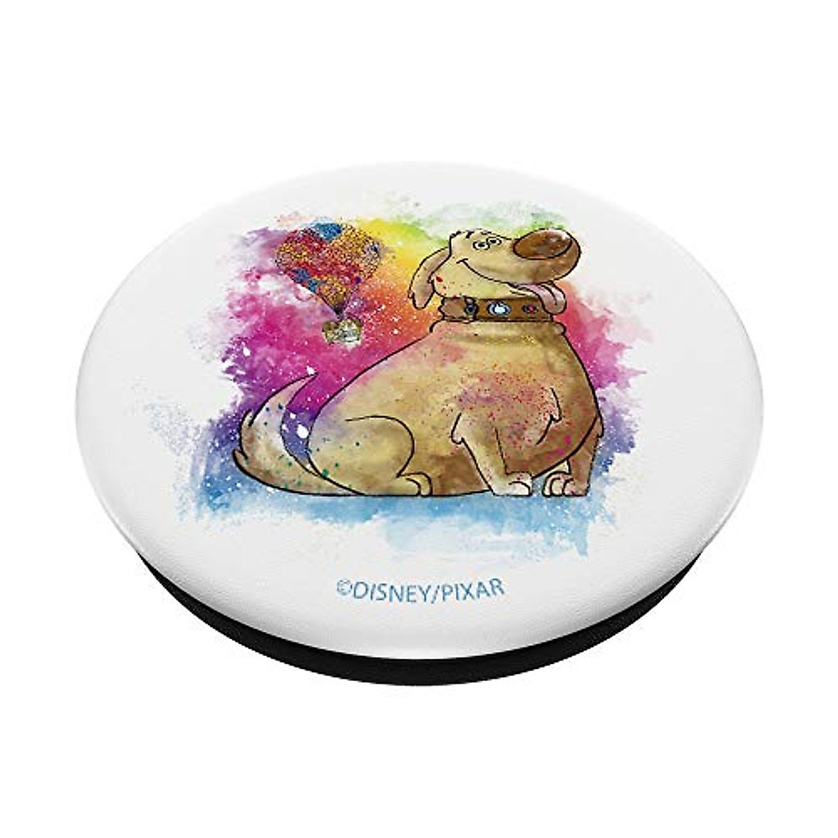 Disney Pixar Up Dug Watercolor PopSockets PopGrip: Swappable Grip for Phones & Tablets
