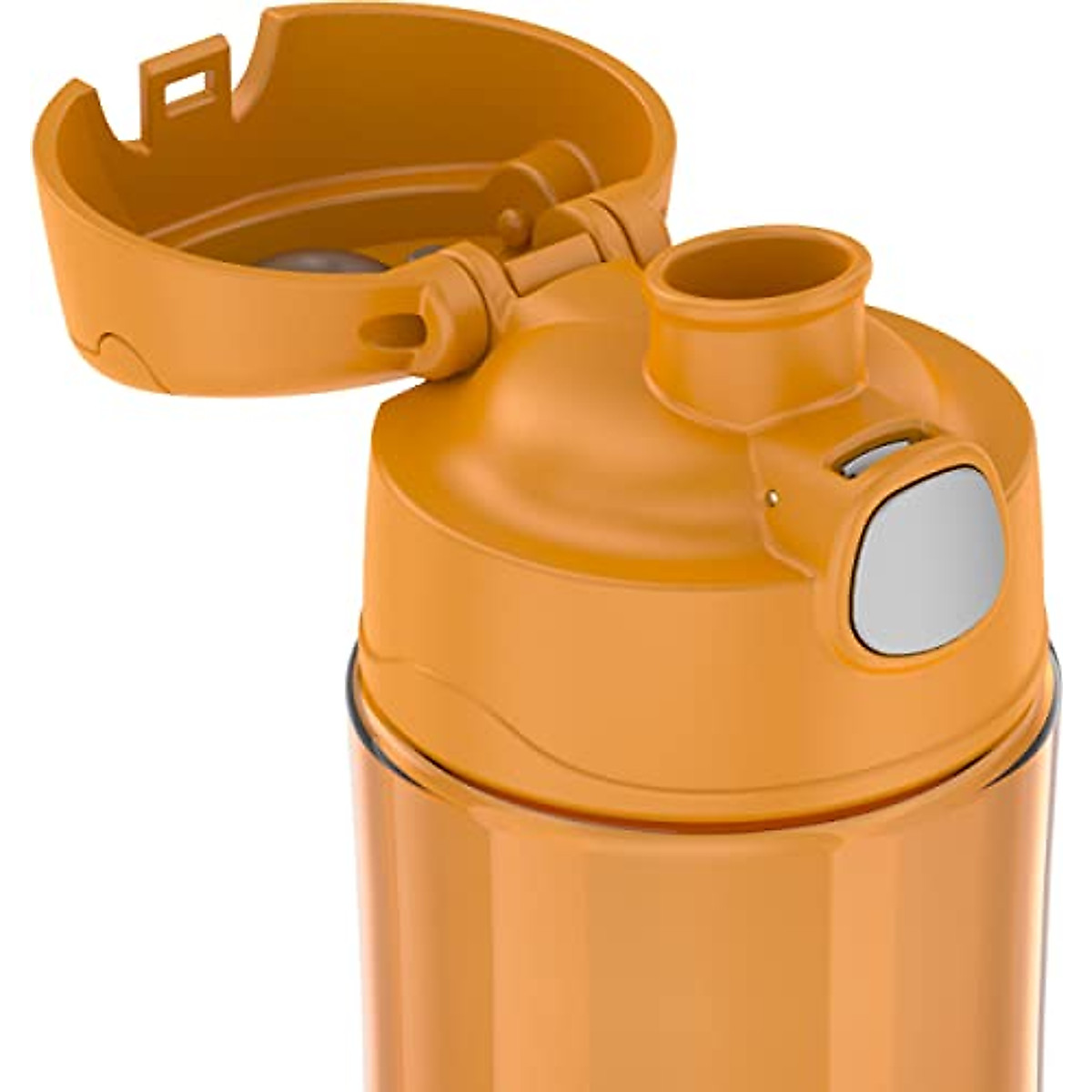 THERMOS FUNTAINER 16 Ounce Plastic Hydration Bottle with Spout, Tangerine