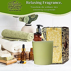 Tyler Candle Company Tyler Scent Votive Candles - Luxury Scented Candle with Essential Oils - 16 Pack of 2 oz Small Candles with 15 Hour Burn Time Each - with Bonus Key Chain