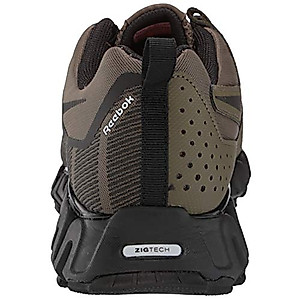 Reebok mens Zigwild 6 Trail Running Shoe, Army Green/Black/White, 7.5 US
