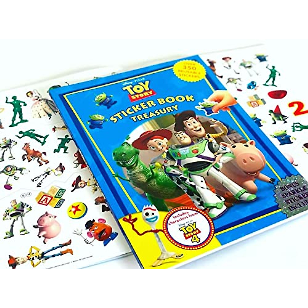 Disney / Pixar Toy Story Sticker Book Treasury - Activity Books for kids, 350 reusable stickers, 96 pages of fun