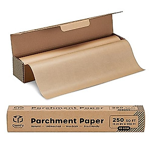 Baking Parchment Paper - Non-Stick Parchment Paper Roll for Baking & Cooking - Kraft (15in. x 200 ft. (Roll))