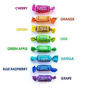 Tootsie Roll Fruit Chews Mega Mix 8 Flavors- 4 Pounds of Soft Fruity Rainbow Candy - Peanut and Gluten Free (275 Pieces)