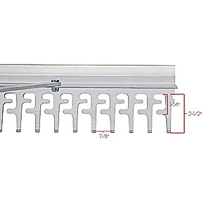 Extreme Max 3005.4095 36" Commercial-Grade Screening Rake for Beach and Lawn Care with 66" Handle