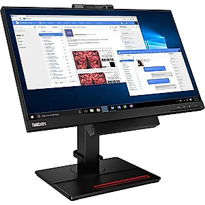 Lenovo 11GDPAR1US ThinkCentre Tiny-in-One 24 inches Monitor with Speaker and Webcam (Gen 4) (Renewed)