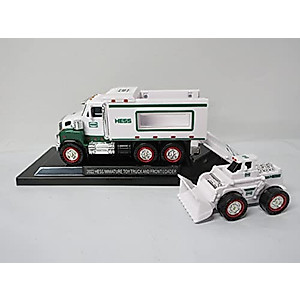 Hess Toy Truck 2022 Mini Collection - Fire Truck, Helicopter, and Truck with Front Loader