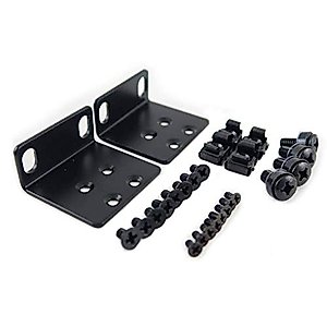 RW RoutersWholesale 1U Rack Mount Kit Compatible with (420-10005-01) - Secure Mounting for Networking Devices