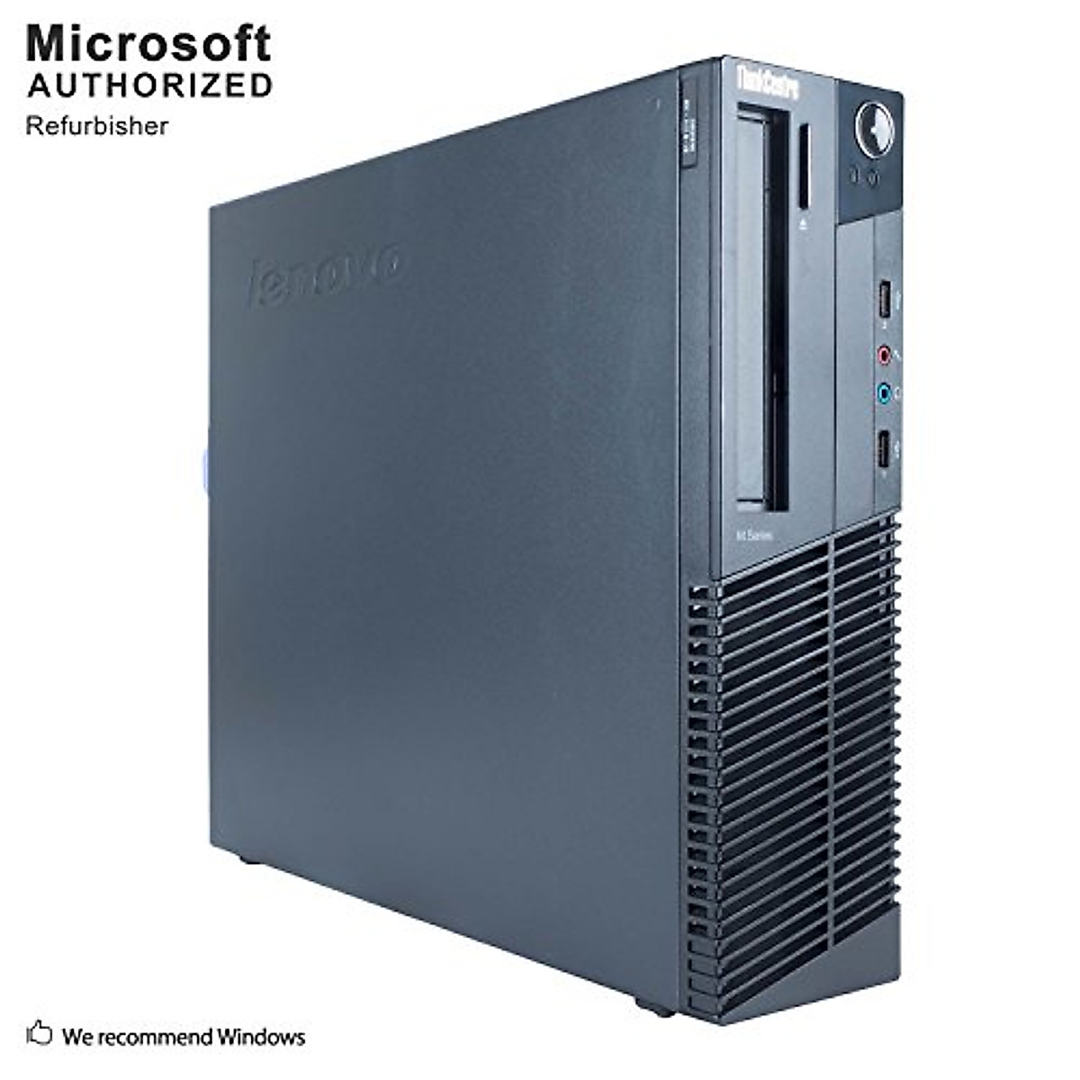 Lenovo ThinkCentre M81 Small Form Factor Desktop Computer, Intel Core I3-2100 3.1GHz, 16G DDR3, 500G, DVD, WiFi, BT, DP, VGA, Windows 10 Pro 64 Bit Language Supports English/Spanish/French(Renewed)
