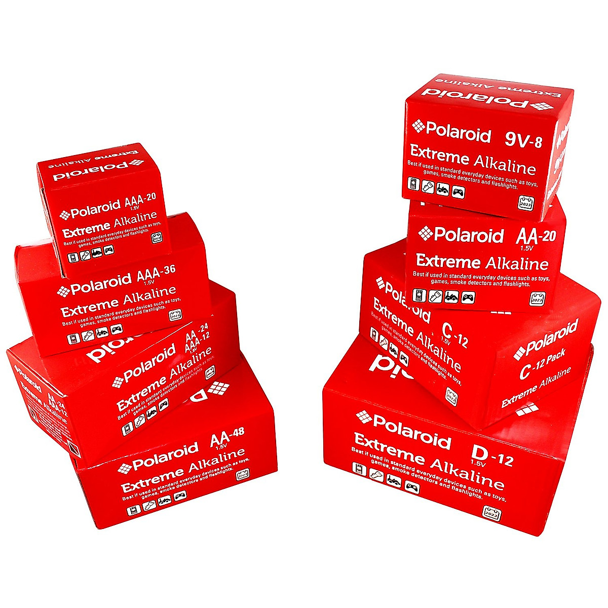 Polaroid Extreme C Cell Size Alkaline Batteries 1.5V LR14 (12-Pack)