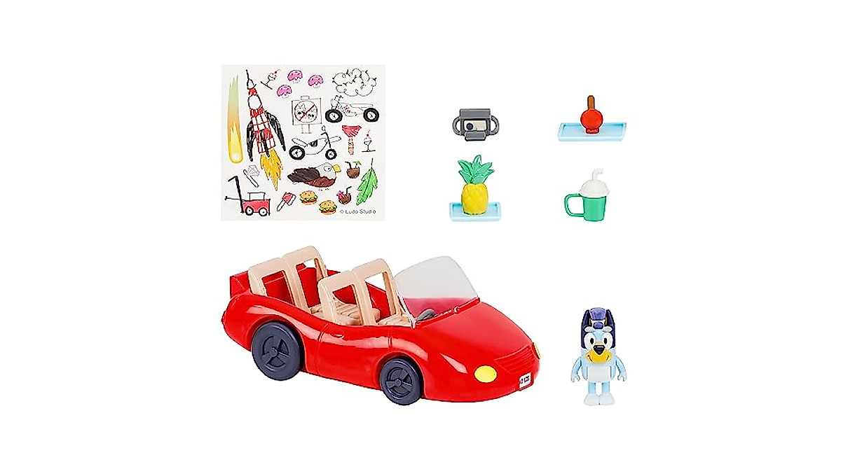 Bluey Vehicle & Figure Pack - Escape Convertible with Exclusive Bluey Figur