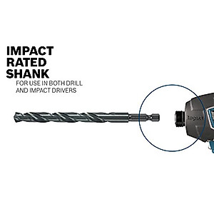 BOSCH BL2133IM 3/32 In. x 2-1/4 In. Impact Tough Black Oxide Drill Bit