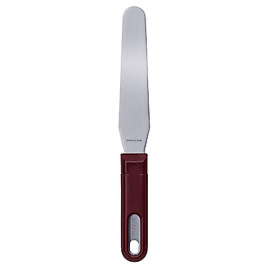 ALLEX Rounded Putty Knife 1-1/4" for Art and Paint, Flexible Japanese Stainless Steel Blade, Heavy Duty Full Tang Handle, Made in JAPAN