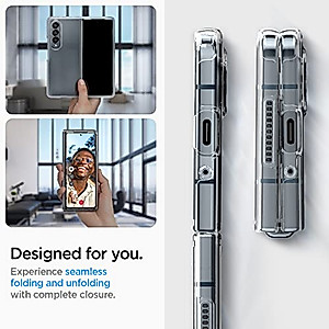 Spigen Ultra Hybrid Designed for Galaxy Z Fold 4 Case (2022) - Crystal Clear