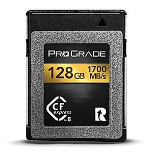 ProGrade Digital Memory Card - CFexpress Type B for Cameras | Optimized for Express Transfer of Files & Large Storage | 128 GB Gold Series