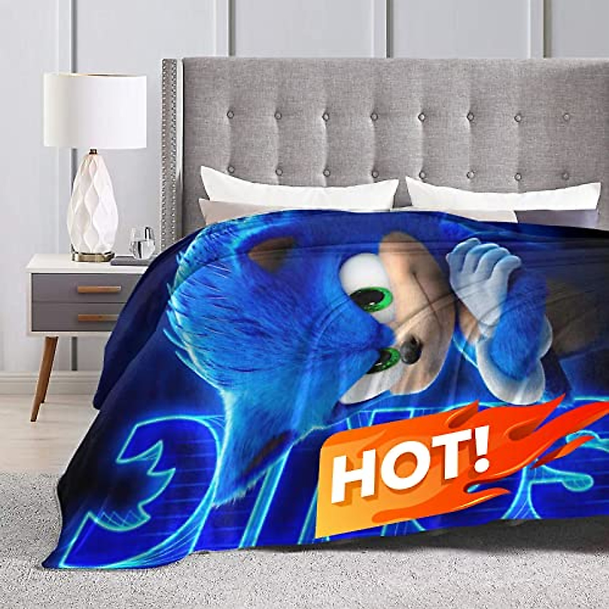 Cartoon Blanket Ultra Soft Micro Fleece Blanket for Bed Couch Living Room,Flannel Throw Blanket for Kids Adults.50 X40