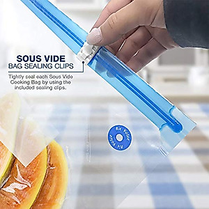 VICARKO 30 Vacuum Zipper Bags, Vacuum Sealer Bags, Food Storage, Reusable Bags, with Double Layers, BPA Free, 2.9L, 11.0 x 10.5"