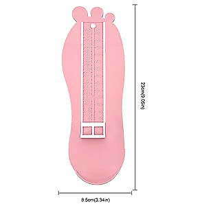Children's Baby Feet Shoe Size Measuring Tool Baby Device Ruler Set Measure The Size of Baby Feet Torpedo Level Magnetic 6 Inches (Blue, One Size)