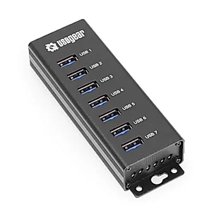7-Port USB 3.2 Gen 1 Charging and SuperSpeed Mountable Data Hub