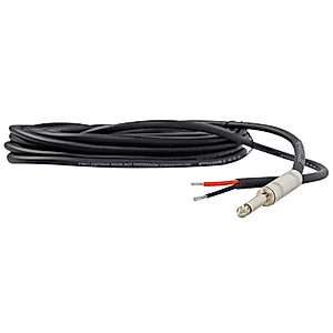 Rockville RTSBW20 20 Foot 1/4" TS to Bare Wire Speaker Cable,16 AWG,100% Copper