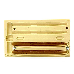 Smedioks Premium Soft Plastiс Mold Lure Making Injection Molds Fishing Lures 2 Cavity Yama Senko 5''