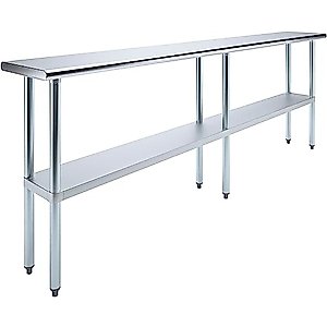 Commercial Stainless Steel Food Prep Work Table 14”x96”