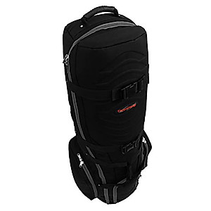 CaddyDaddy Phoenix Padded Golf Travel Bag Cover with North Pole Oversized Pockets - Heavy Duty, Wheeled Travel Golf Bag Cover