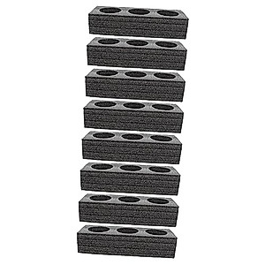 8 Pcs Milk Tea Drink Cup Holder 6 Cup Carrier Coffee Carrier Take Out Cup Trays Beverage Carrier Tool Trays Drink Holder Foam Cup Holder Pearl Cotton Dish Rack Insulation re-usable