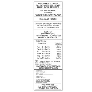 Vibe Supreme Cooling Hybrid Mattress, Innerspring and Gel Memory Foam Mattress, Fiberglass Free, 12-Inch Bed in a Box, King