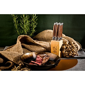 Laguiole Style de Vie Premium Line Steak Knife 1.8 mm Thick 6 Pieces Wood Colour