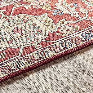 Artistic Weavers Lyyti Area Rug 7'6" x 9'6", 7 ft 6 in x 9 ft 6 in, Bright Red/Blue