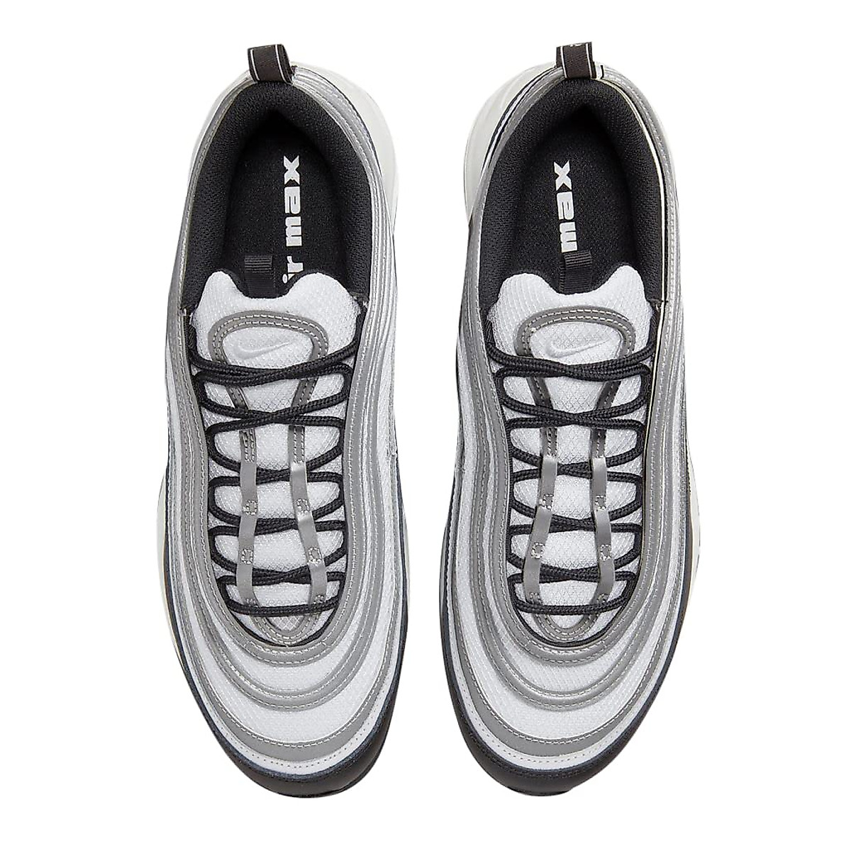 Nike Mens Air Max 97 DM0027 001 White/Black/Silver - Size 8.5