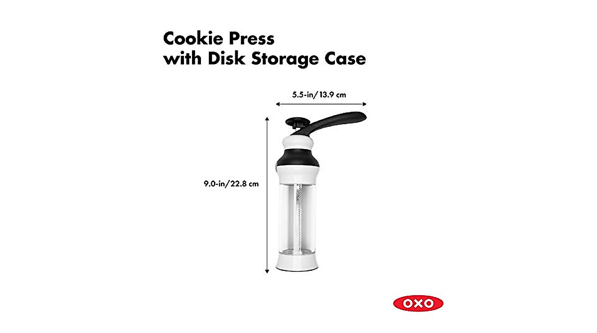 OXO Good Grips Cookie Press Set - Perfectly Shaped Cookies Effortlessly