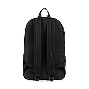 Herschel Pop Quiz Backpack, Black/Black Synthetic Leather, Classic 22L