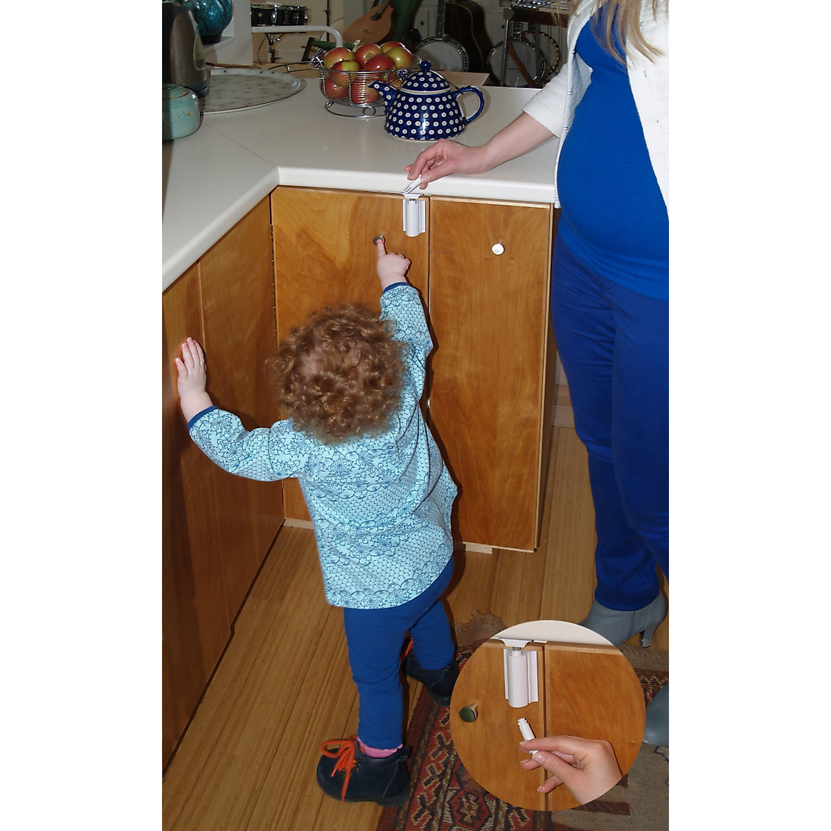 Cardinal Gates The Guardian Lock Stick On, White