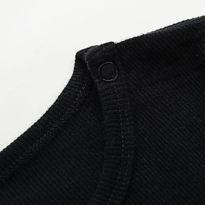 Enfants Chéris Long Sleeve Shirts Plain Tshirt Girl Boy Tee 24 Months Black