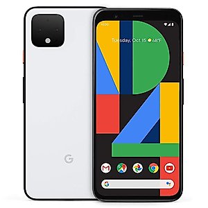 Google Pixel 4 - Clearly White 128GB - Unlocked (Renewed)