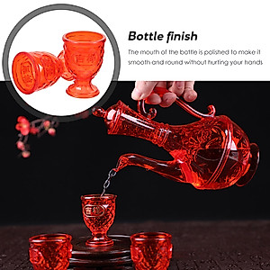 Kichvoe 10pcs vintage cups vintage wine glasses whisky glasses wedding wine glasses whiskey tumblers red cups whiskey glasses Chinese Mug Party Cups shot glass Disposable plastic banquet