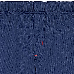 Marvel Avengers Spider-Man Little Boys Graphic T-Shirt Bike Shorts Mesh Outfit Set Red/Blue 7-8