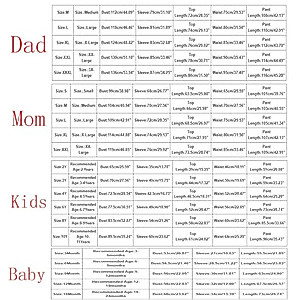 Attine July 11 2023 Christmas Matching Pajamas for Family Funny Classic Xmas Jammies Cute Holiday Nightwear Sleepwear Sets