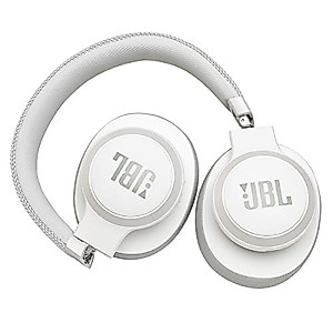 JBL Live 650 BT NC, Around-Ear Wireless Headphone with Noise Cancellation - White