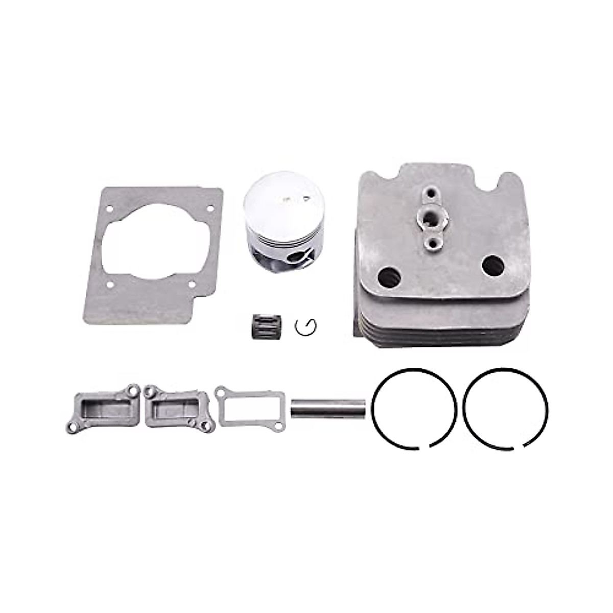 MOFANS 51mm Bore Piston 577424001 Assembled Cylinder Top End Rebuild Kit Fit for Redmax EBZ8500 EBZ8500RH Backpack Blowers
