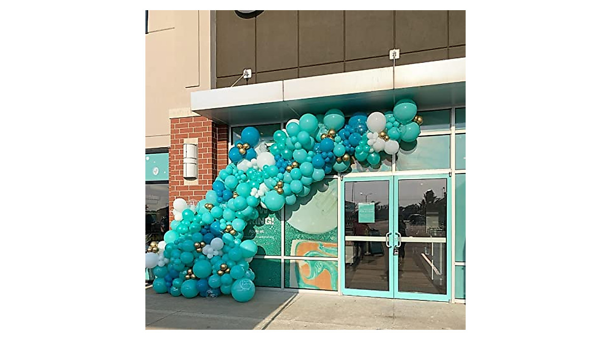 Teal Latex Balloons 80 Pack - Vibrant Turquoise Party Decorations