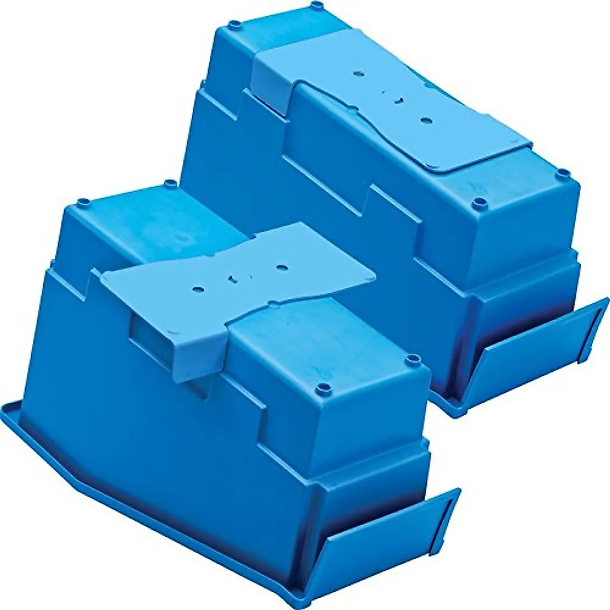 Really Good Stuff Non-Tip Book and Binder Holders, 5½” by 13½” by 7¾” (Set of 12, Black) Magazine, Folder Bins with Stabilizer Wings, Built-In Label Holder – Durable, Won’t Fall Over