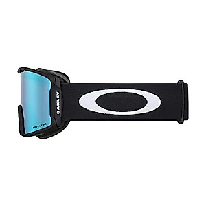Oakley Line Miner Snow Goggle (Matte Black Frame/Prizm Sapphire Iridium Lens) with Large Goggle Soft Case