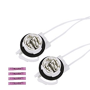 Light Socket Wire Harness Pigtail Repair Kit (2pcs) LED/Standard, Bulbs# 4114,4157,3157,Replaces# 19258649, LS94,645-607,Daytime Running Light Socket,Turn Signal Lamp Socket,Brake Light Socket