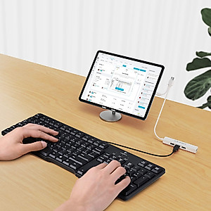 fire Stick ethernet Adapter w/OTG Cable for Android, C USB hub Laptop, USB to RJ45 Adapter Compatible with Samsung Raspberry Pi Dell and Mac Chromebook Tablets